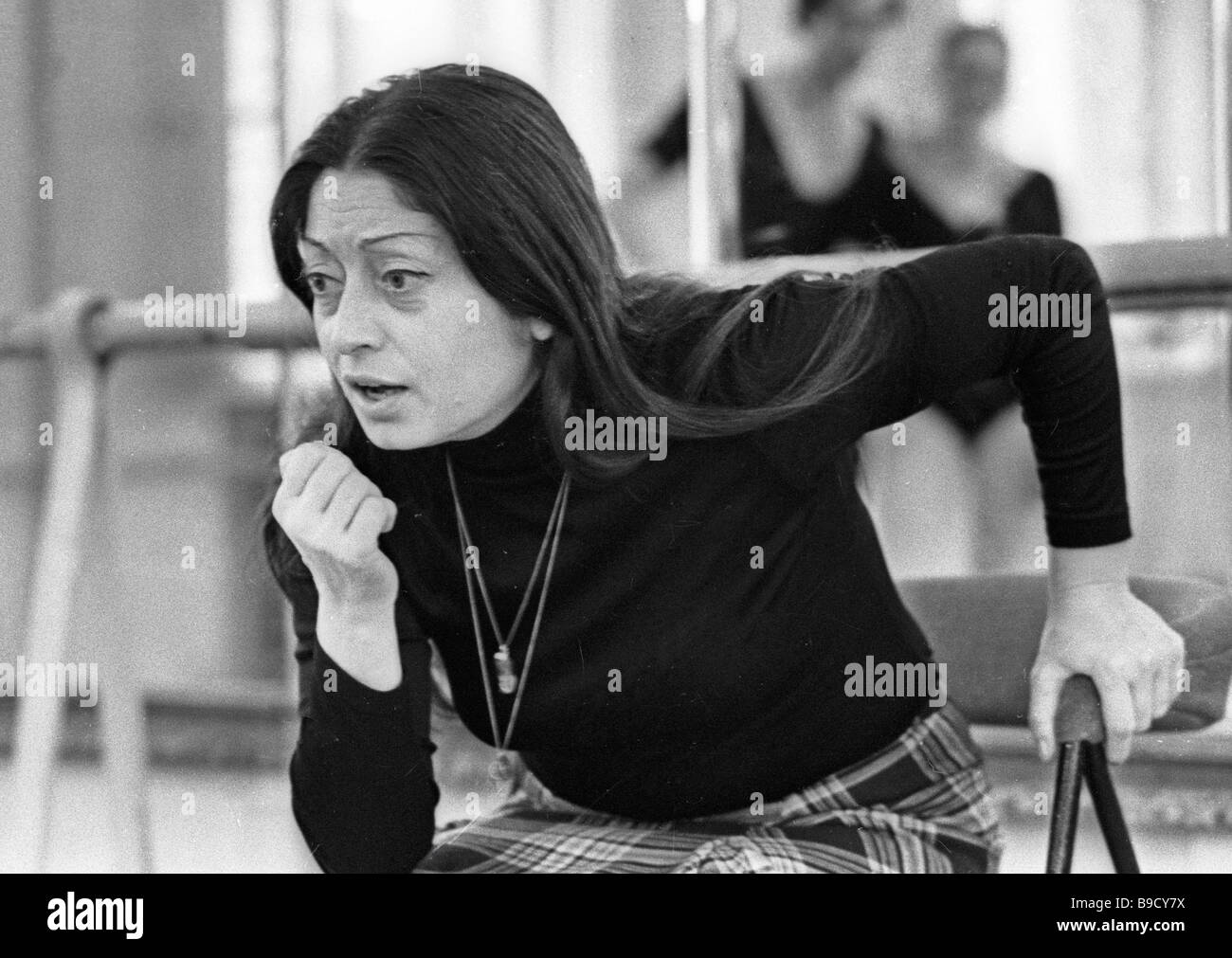 Choreographer Nailya Nazirova staging the ballet Thousand and One ...