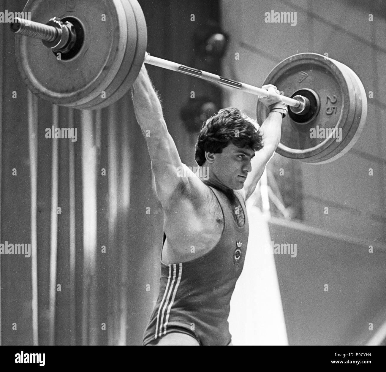 Heavy weight lifter Garnik Kazaryan junior champion in 1984 Stock Photo ...