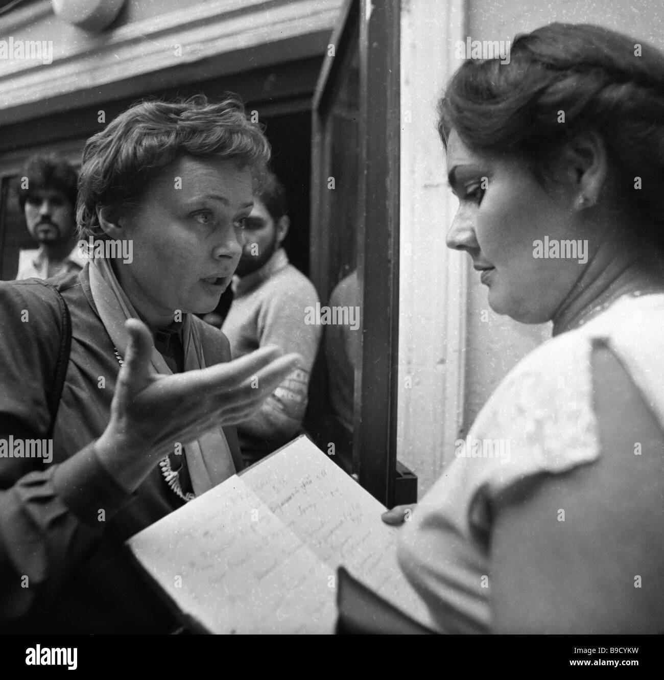 Natalia Stetsenko left editor of the television quiz program What Where ...