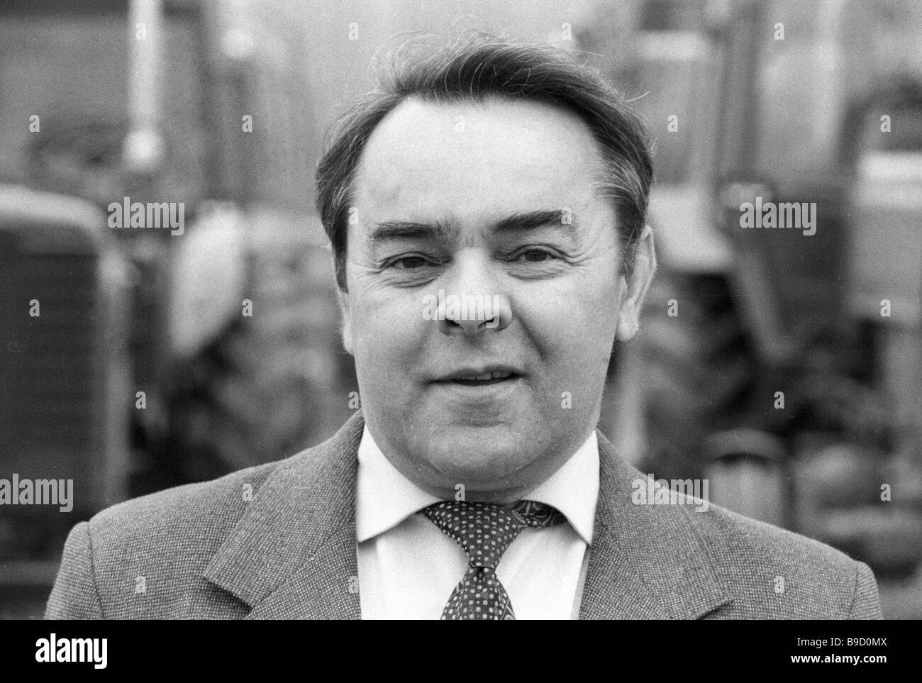 Ivan Kuleshov director general Minsk s Lenin tractor works Stock Photo ...