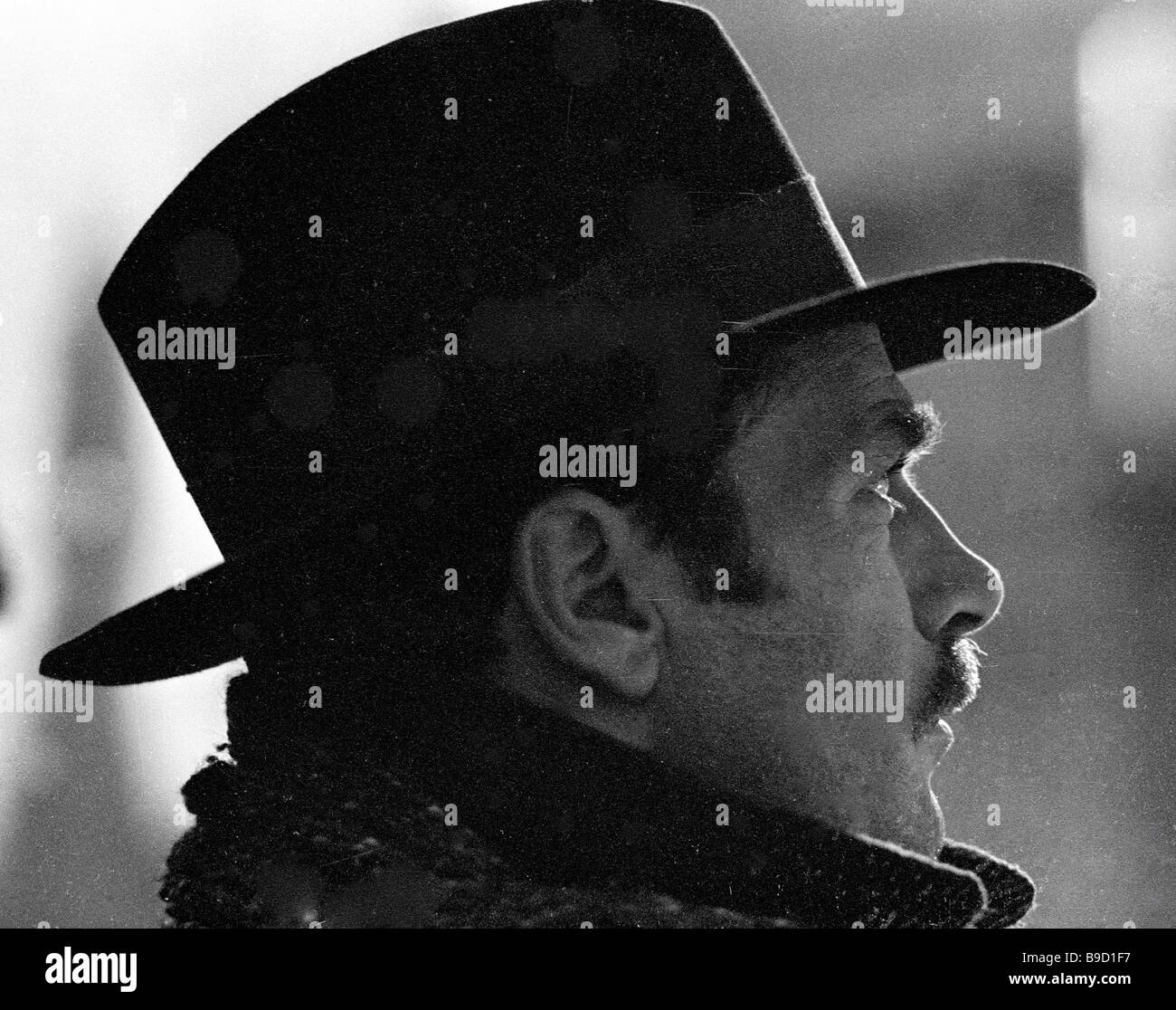 Italian actor Franco Nero in the Soviet and Mexican film Red Bells ...