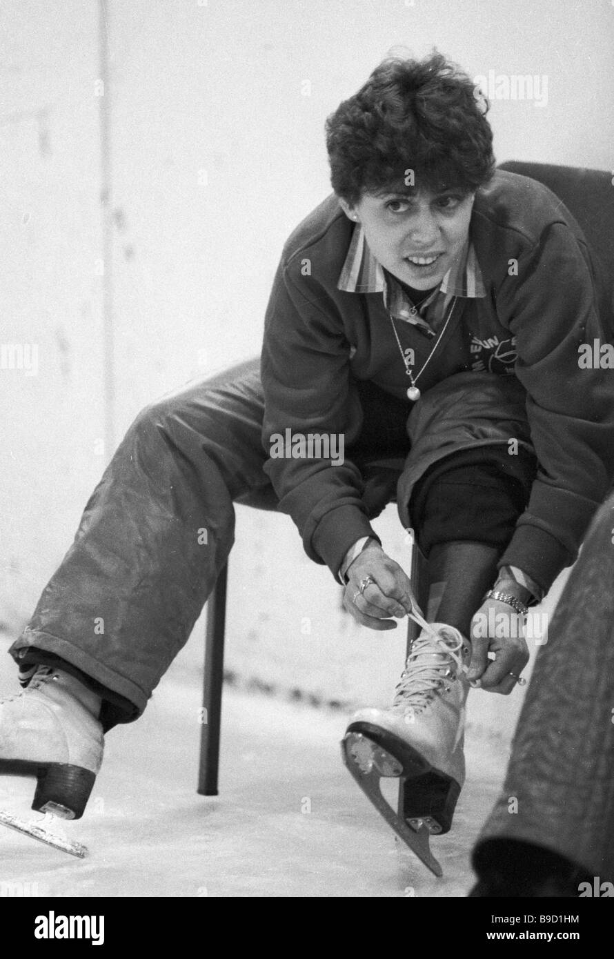 Three times Olympic Games champion Irina Rodnina ready to skate but as ...