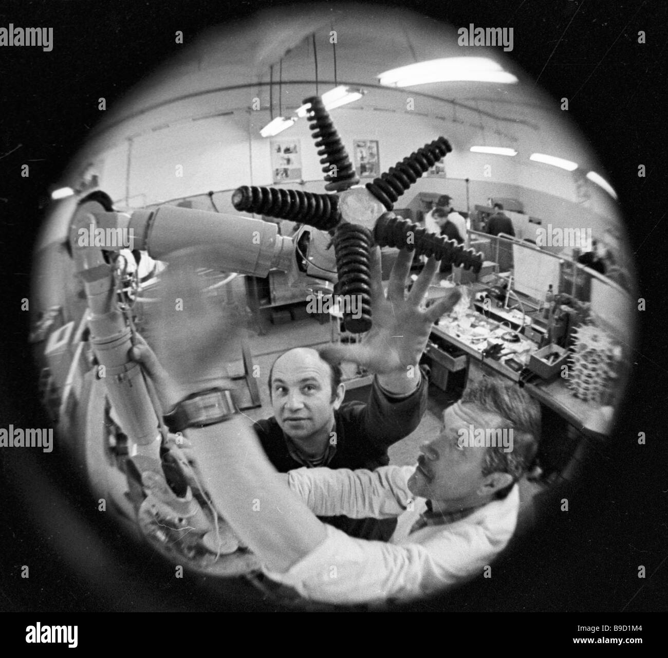 This integrated adaptive manipulator was developed at the Leningrad ...