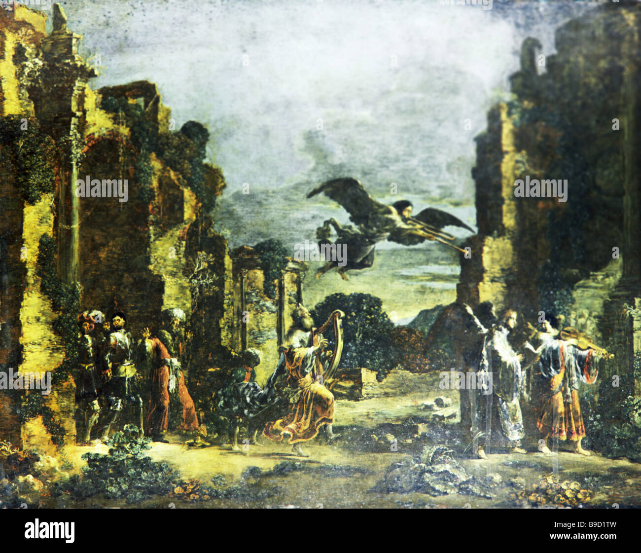 Reproduction of Leonart Bramer s Dancing David Alexander Pushkin State ...