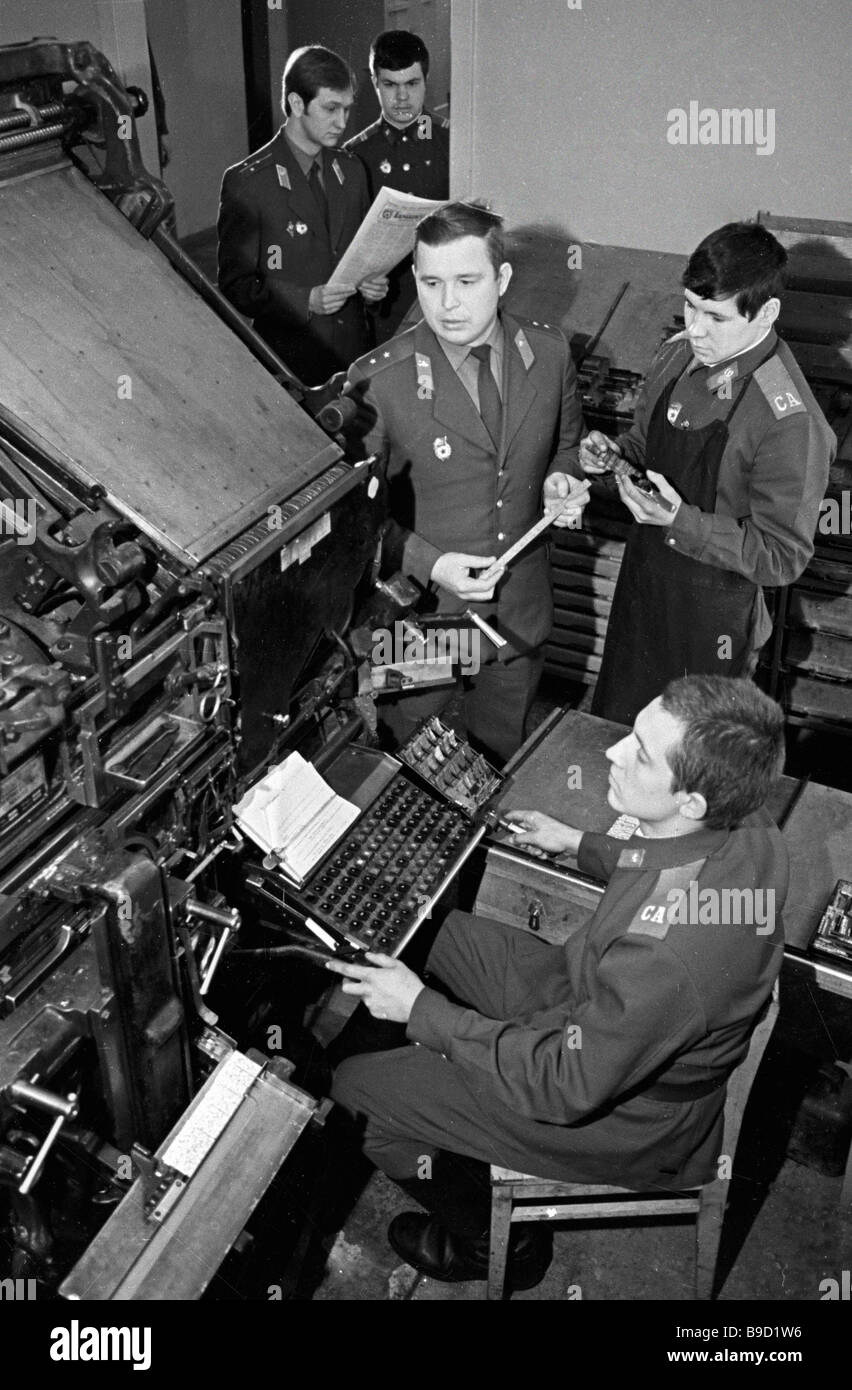 Composing Room Newspaper High Resolution Stock Photography and Images ...