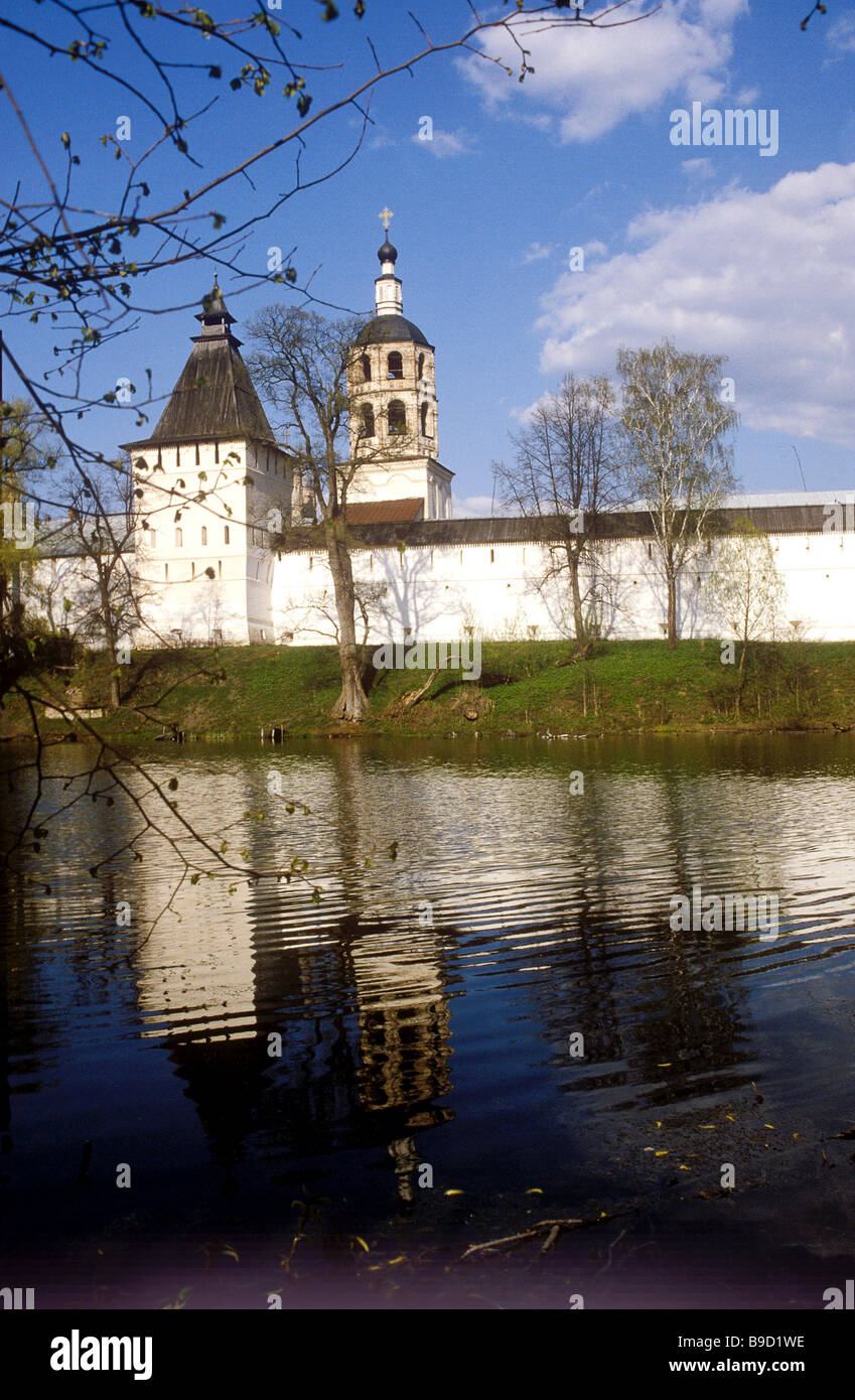 The 15th century St Paphnutius of Borovsk Monastery Stock Photo - Alamy
