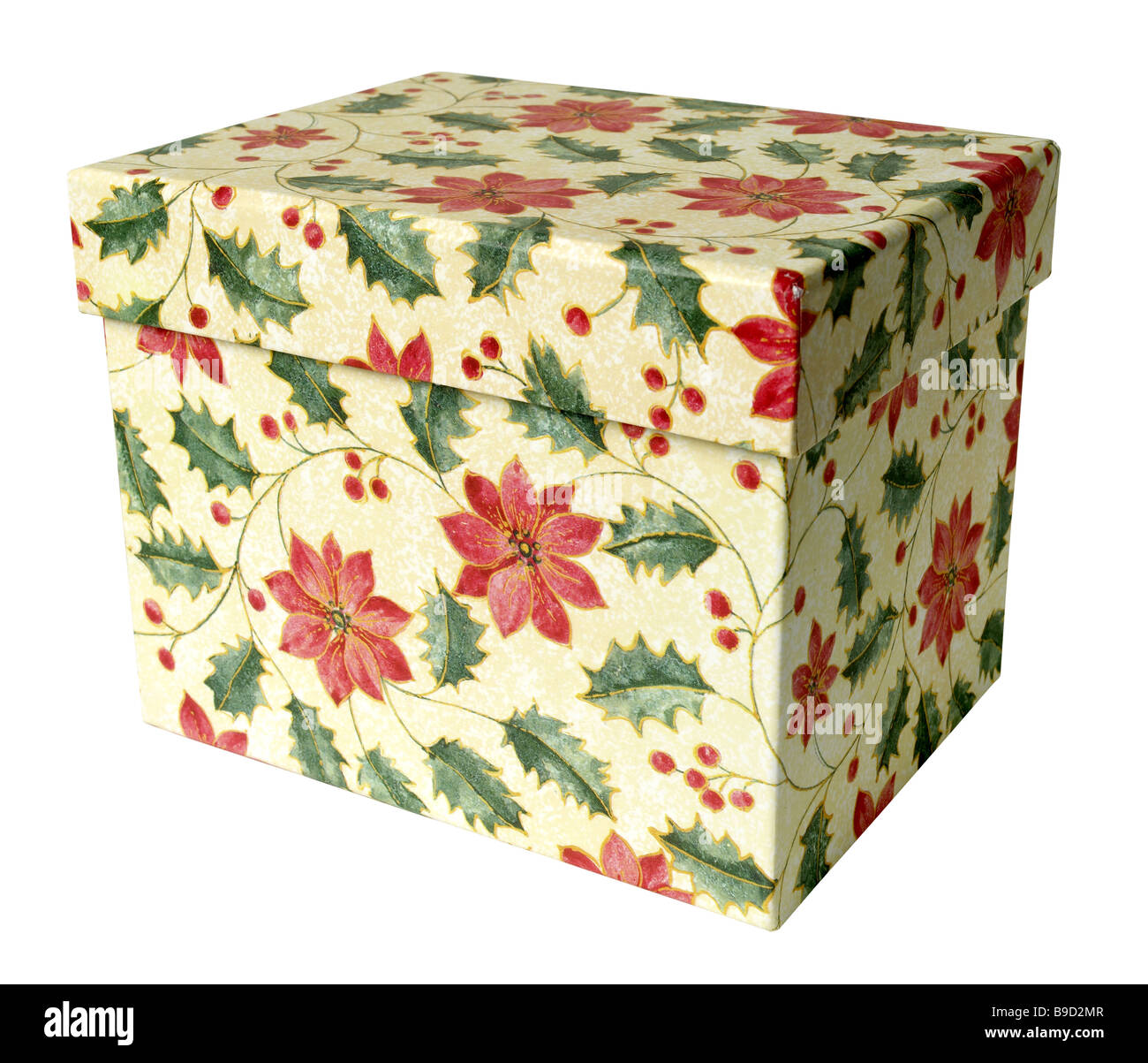 Christmas gift box closed Cut Out Stock Images & Pictures - Alamy
