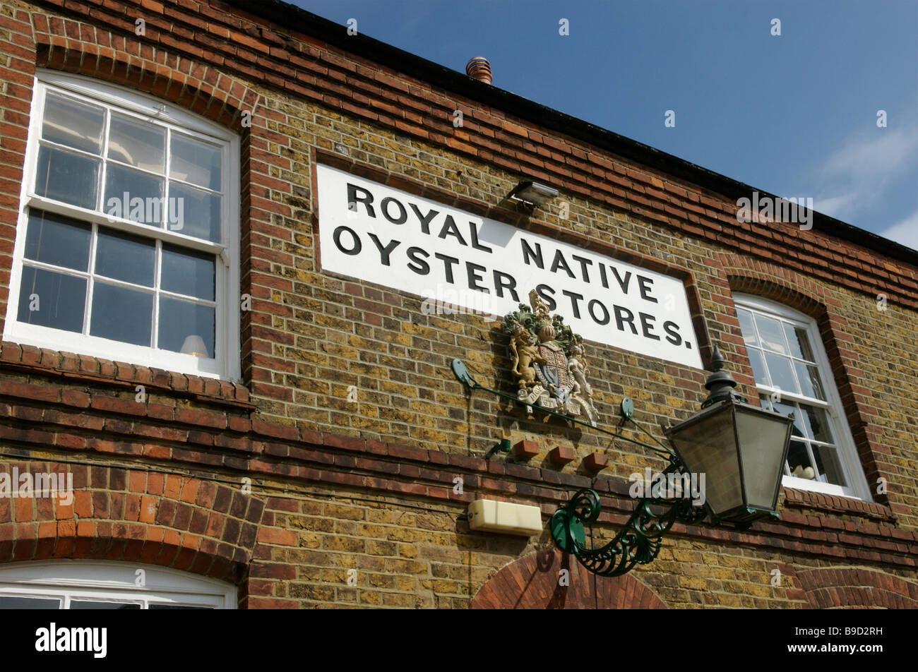 The Royal Native Oyster Stores Building, Whitstable, Kent Stock Photo ...