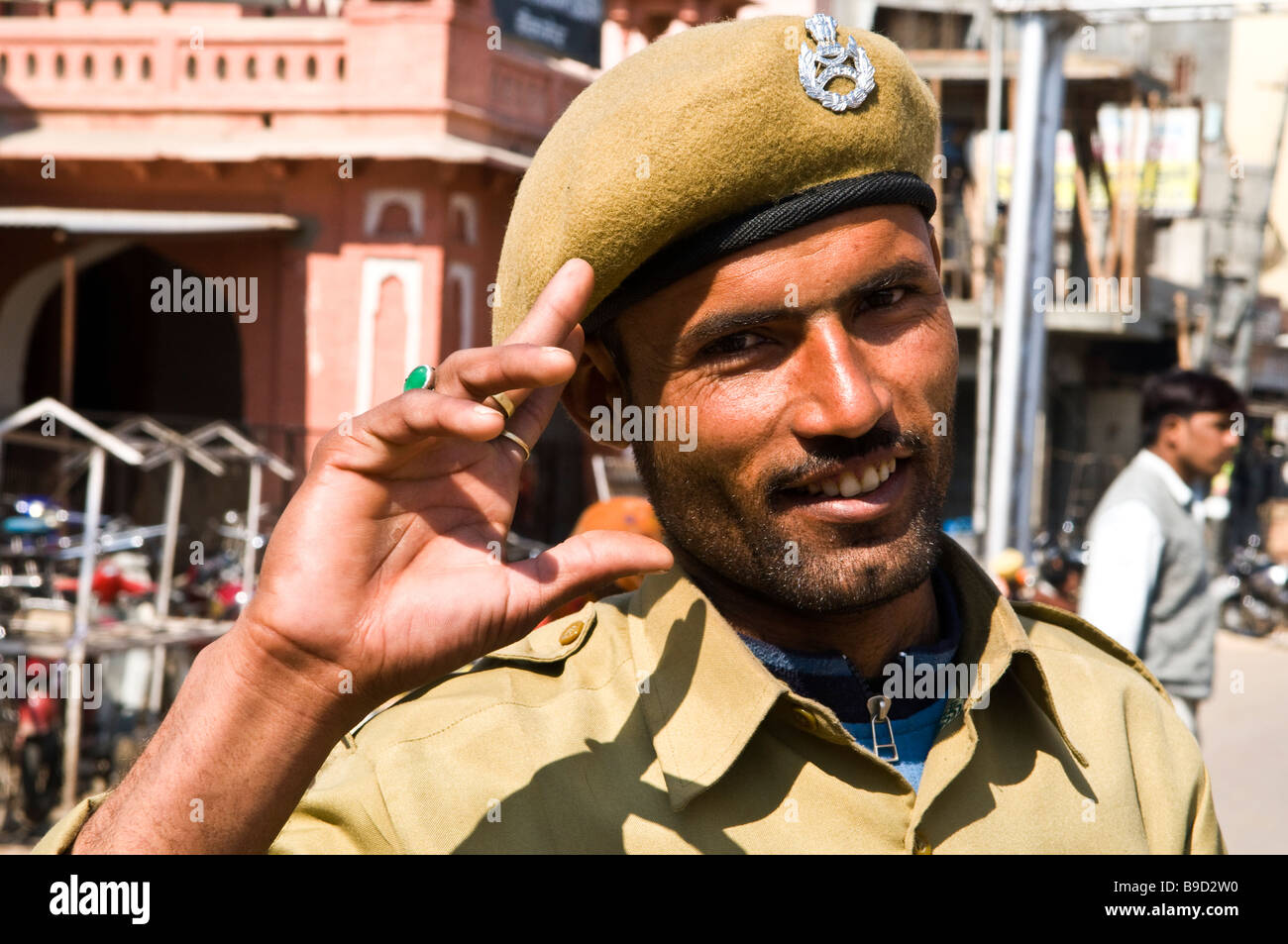 Police in uniform india hi-res stock photography and images - Alamy