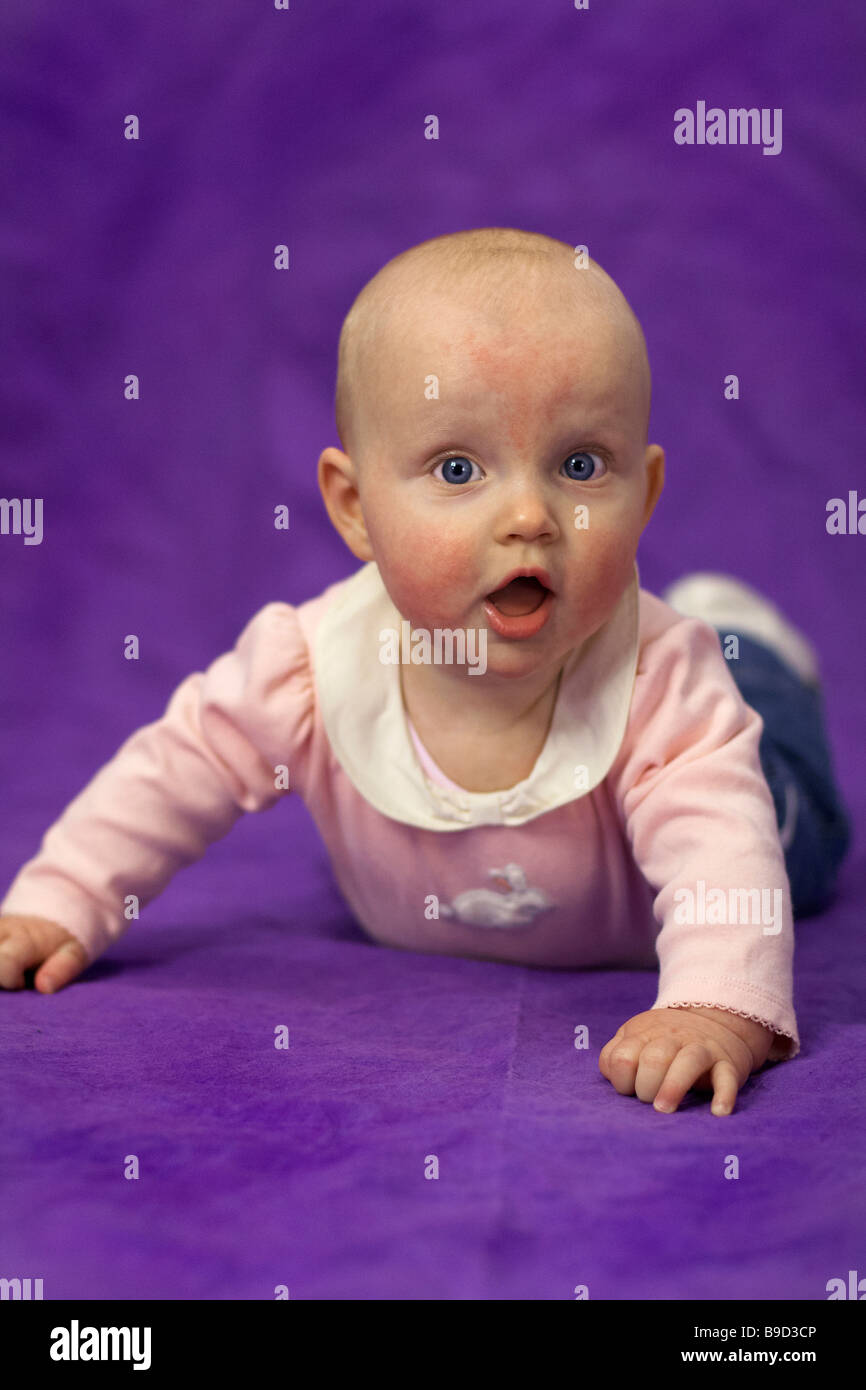 A happy baby girl Stock Photo - Alamy