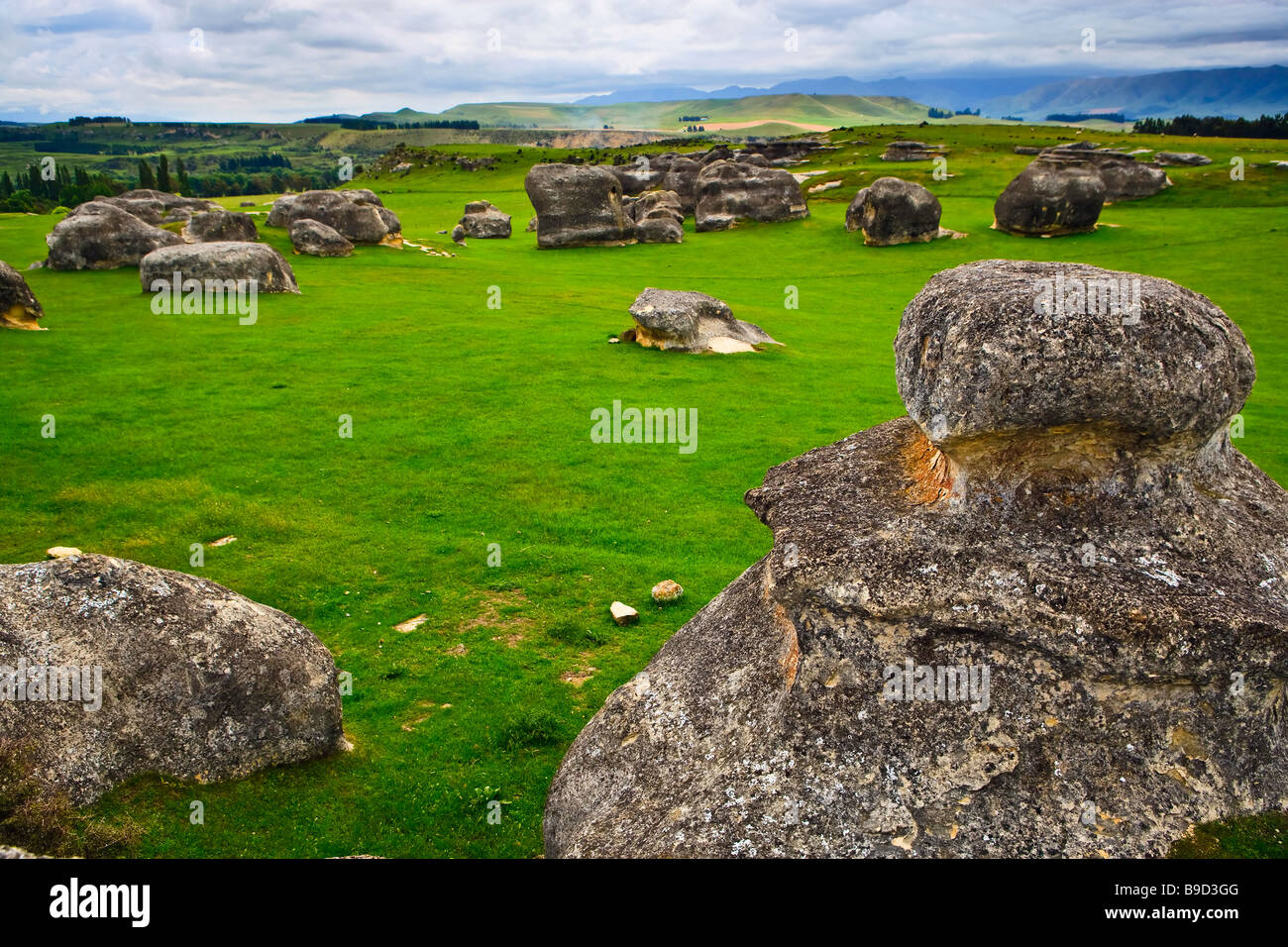 Elephant Rocks Waitaki Valley North Otago South Island New Zealand ...