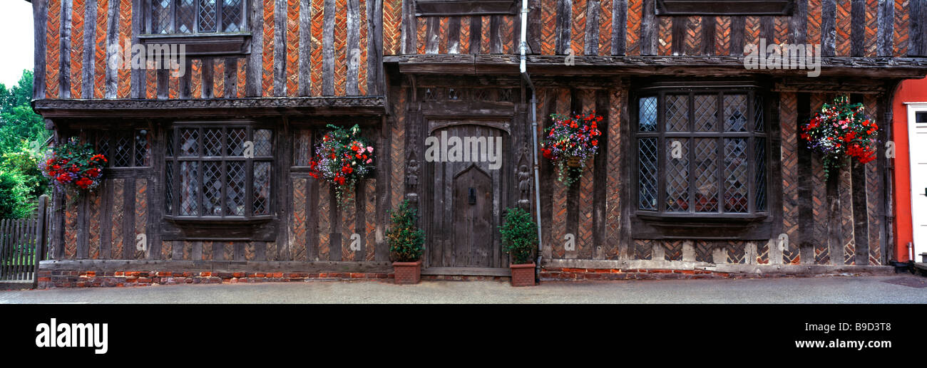 One of the fine timbered houses in Lavenham Suffolk Stock Photo - Alamy