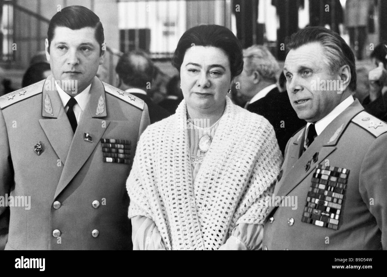 Lieutenant Colonel Yury Churbanov left Galina Brezhnev center the ...