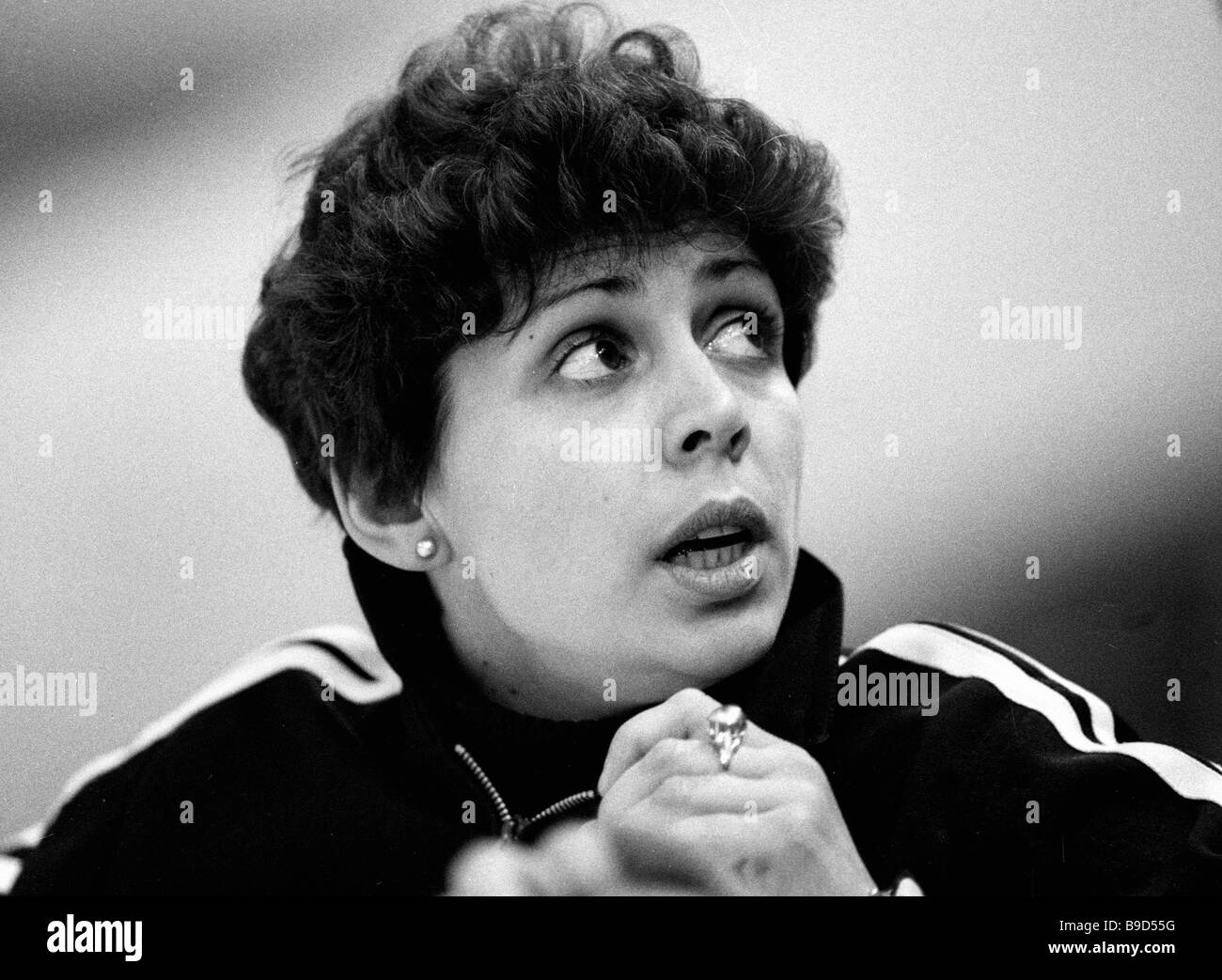 Irina Rodnina three time Olympic figure skating champion and many time ...