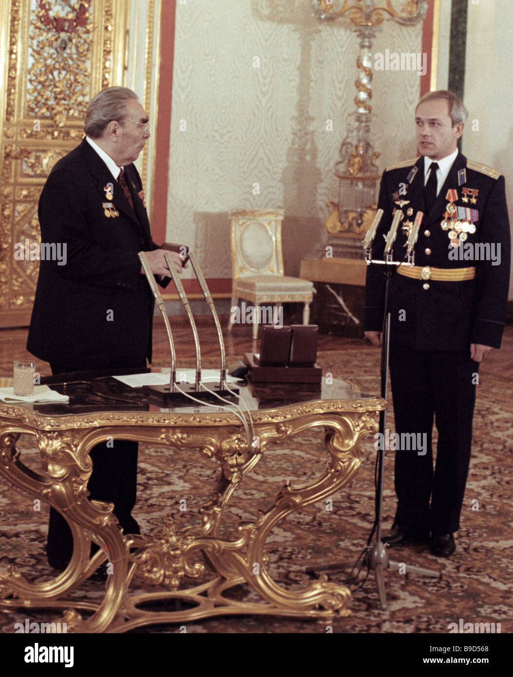 Leonid Brezhnev Soviet Communist Party Secretary General and Chairman ...