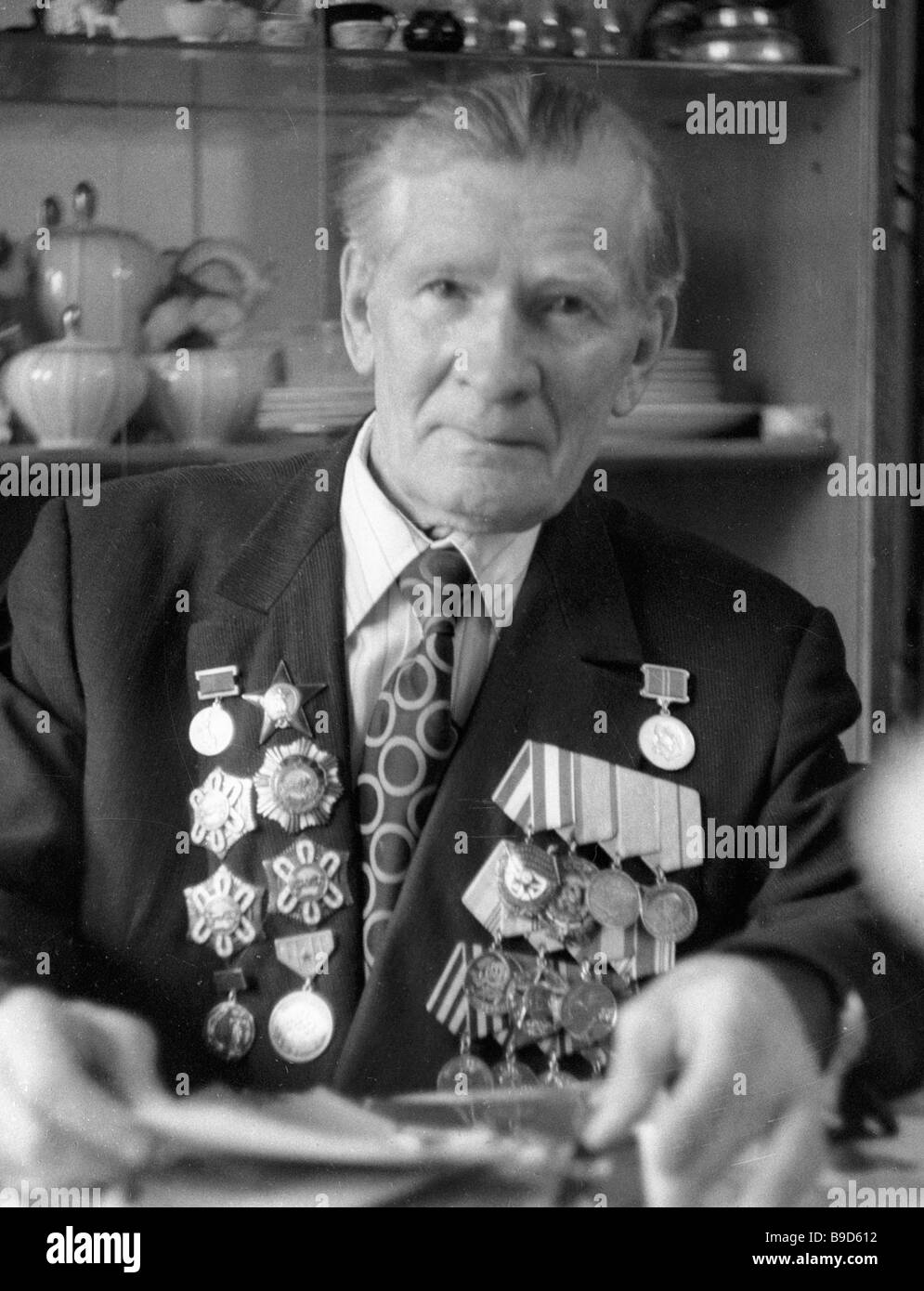 Veteran documentary cameraman Sergey Gusev Stock Photo - Alamy