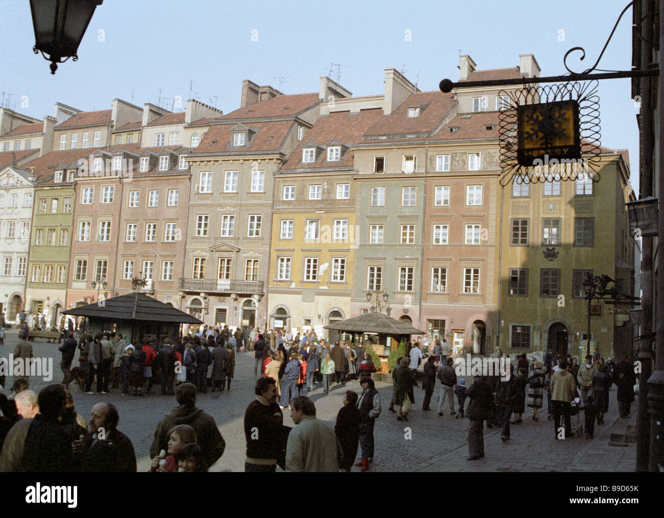 A square in Old Town Stock Photo - Alamy