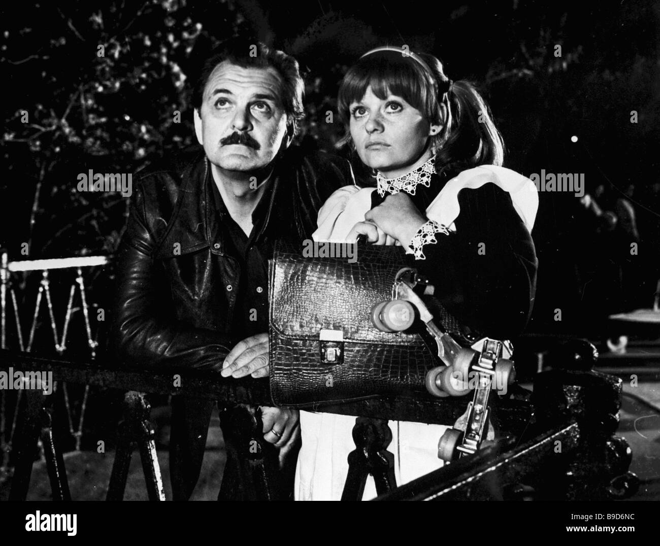 Yury Yakovlev left and Irina Muravyeva right in film Carnival by ...