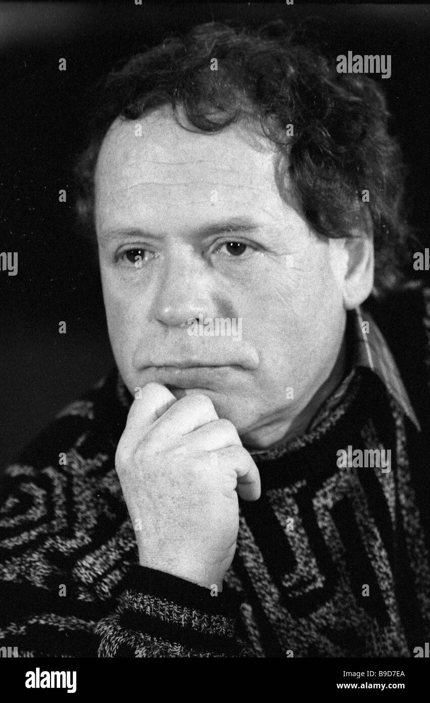 Playwright Edvard Radzinsky Stock Photo - Alamy