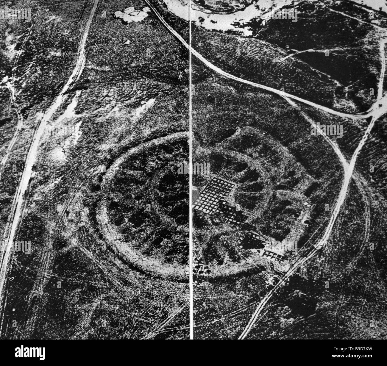 The Arkaim archeological complex in the Urals Stock Photo - Alamy