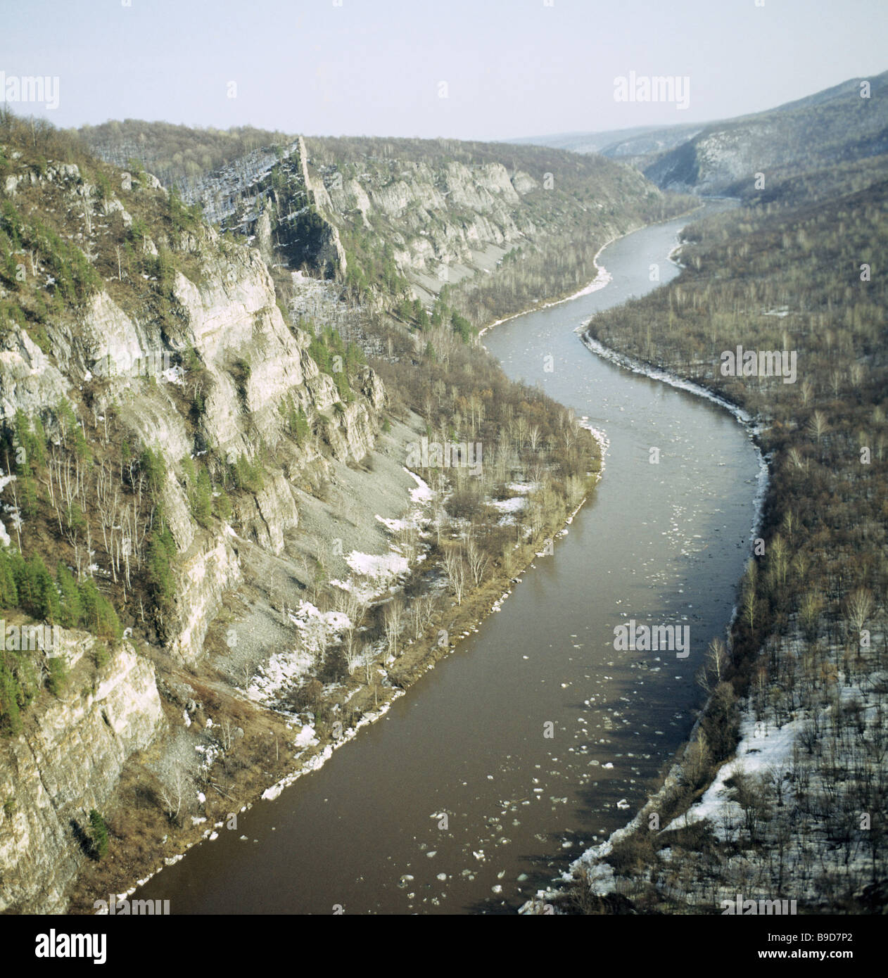 Belaya River in spring Stock Photo - Alamy