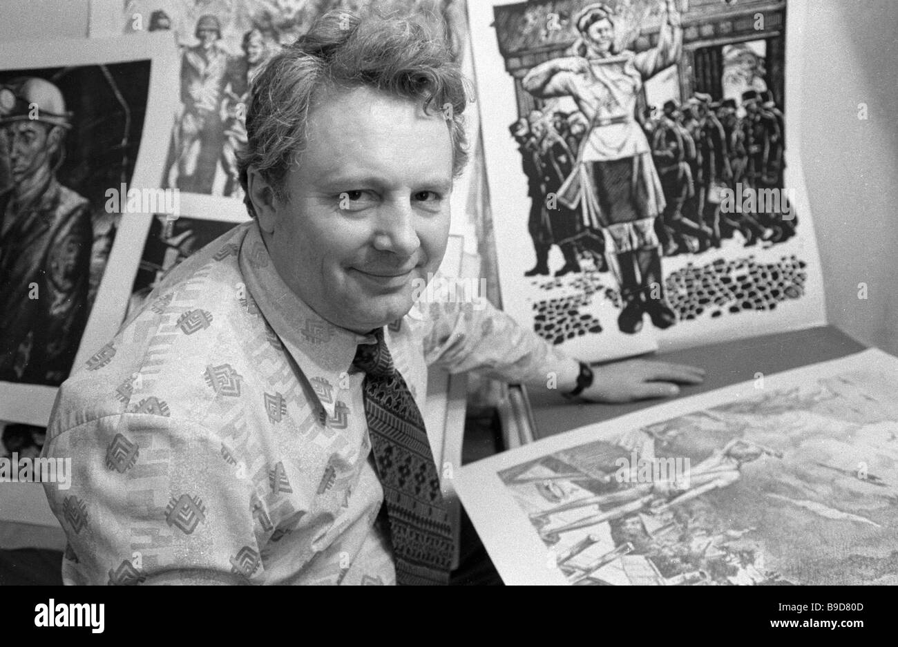 Artist Vladimir Shendel Stock Photo - Alamy