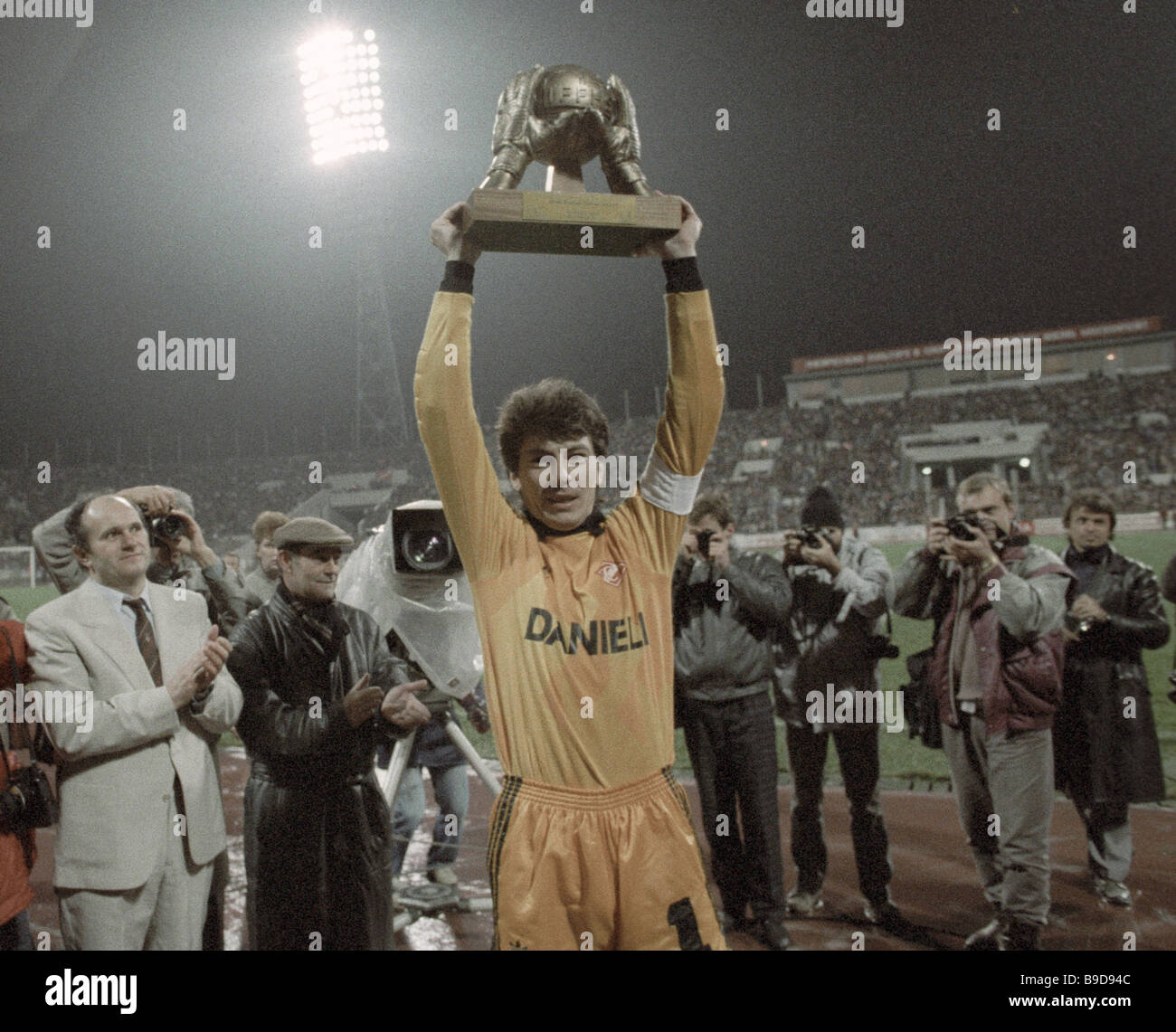 Rinat Dasayev captain of the USSR soccer team and Spartak Moscow ...