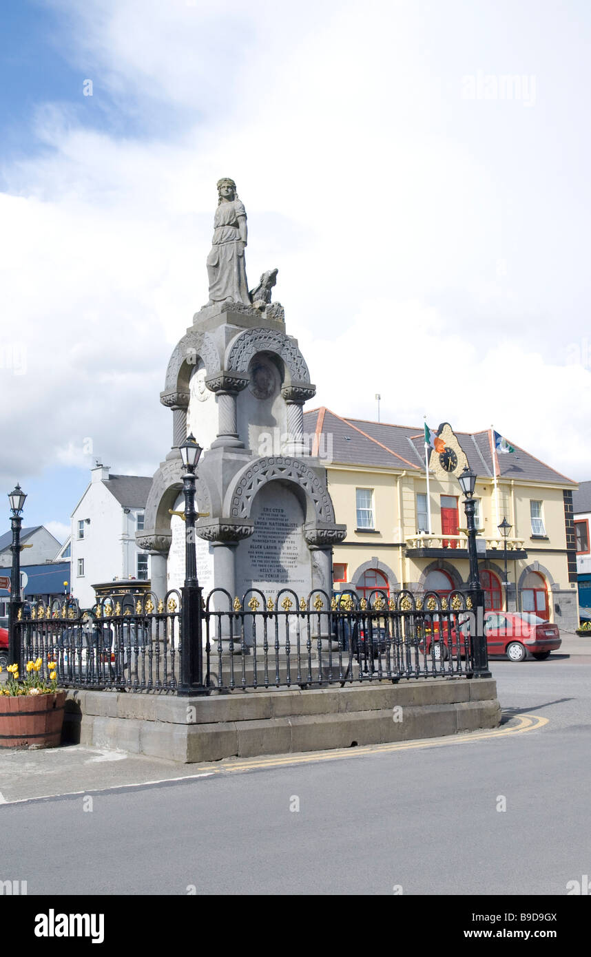 The monument to the manchester martyrs in kilrush county clare ireland ...