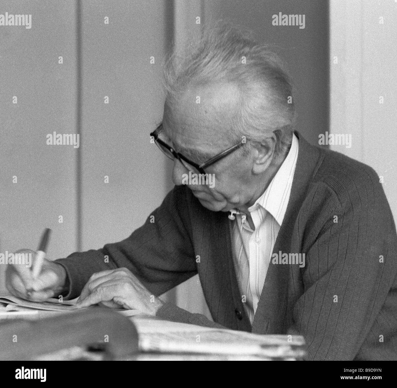 People s Artist of the USSR Soviet composer Dmitry Kabalevsky board ...