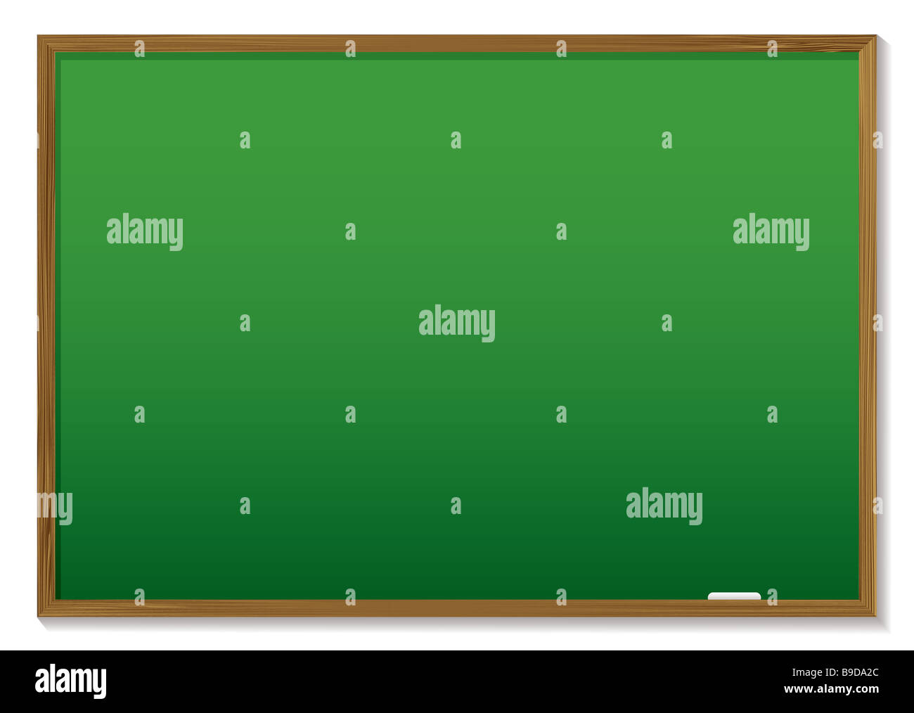 Green chalk board with wooden frame and room to add text Stock Photo ...