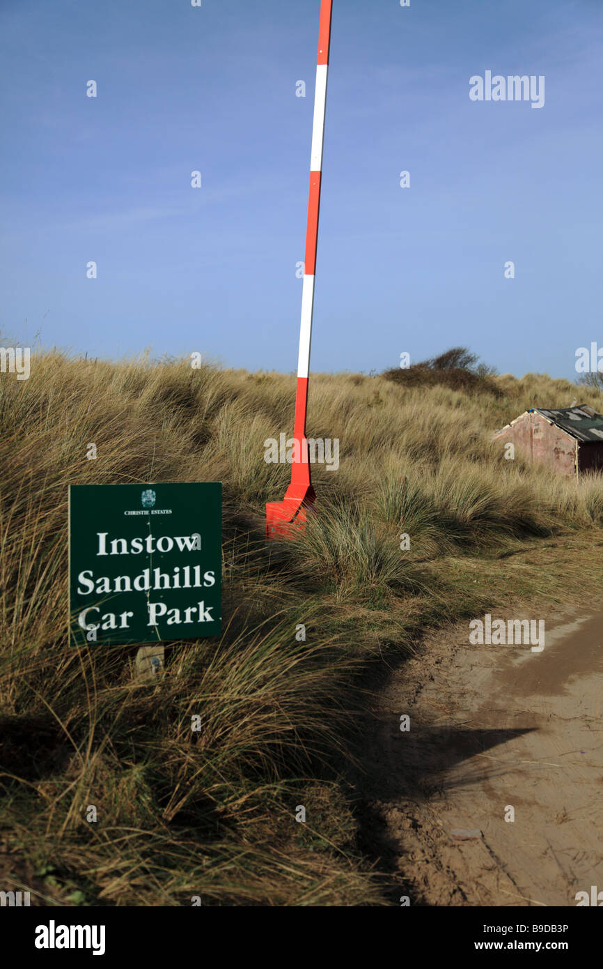 A car park barrier at Instow Beach Car Park Stock Photo - Alamy