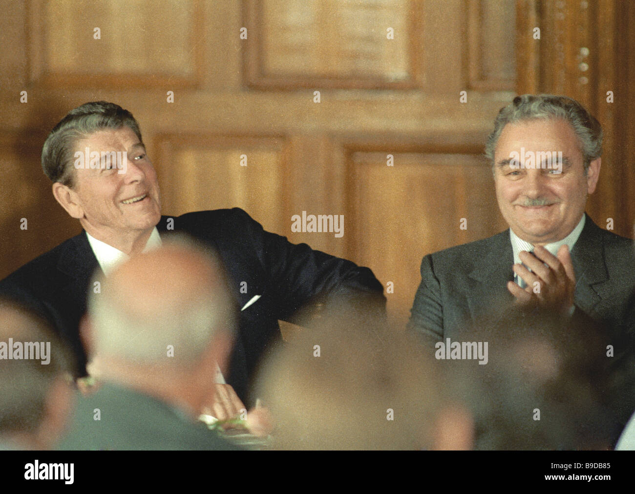 U S President Ronald Reagan Soviet High Resolution Stock Photography ...