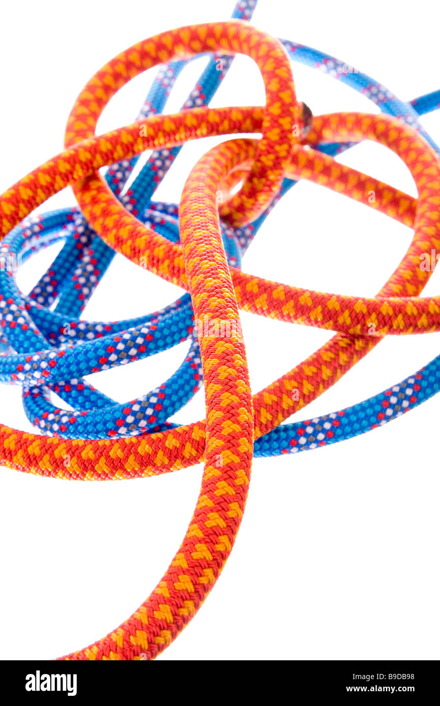 Rock climbing rope knot hi-res stock photography and images - Alamy