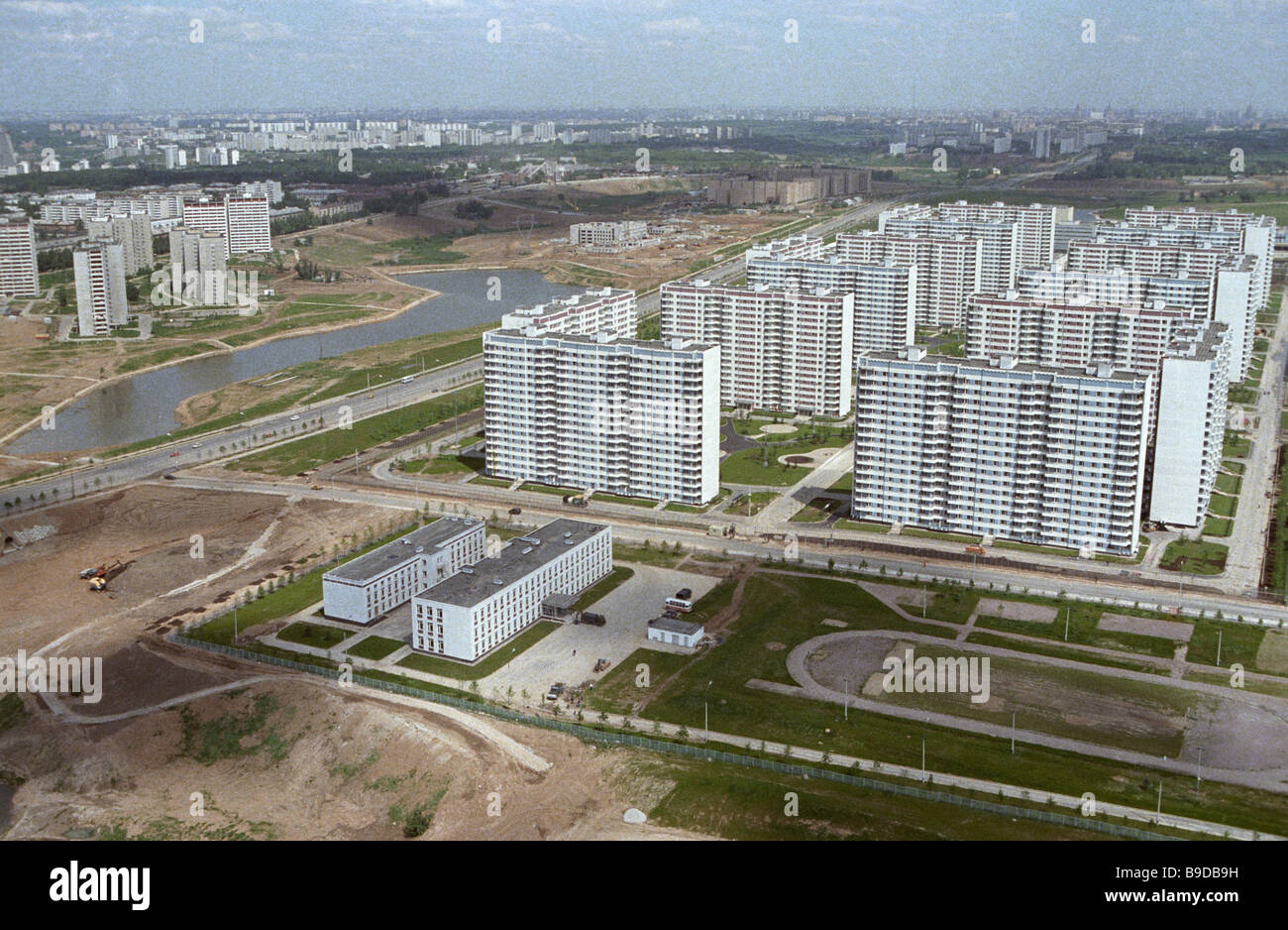 The Olympic Village a Moscow neighborhood Stock Photo - Alamy