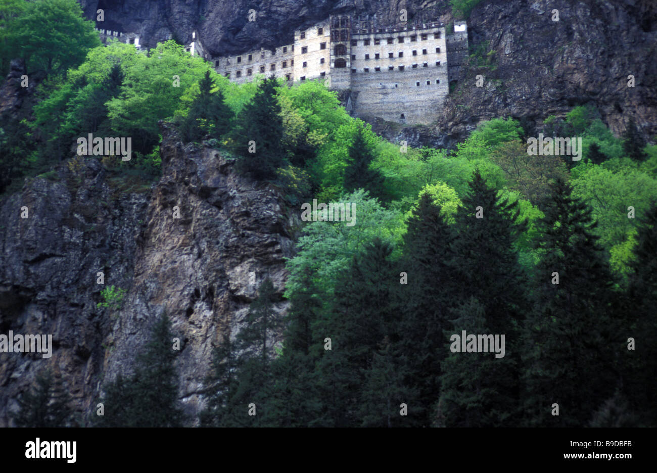 forest and cliffs Sumelia monastery UNESCO World Heritage Site Black ...