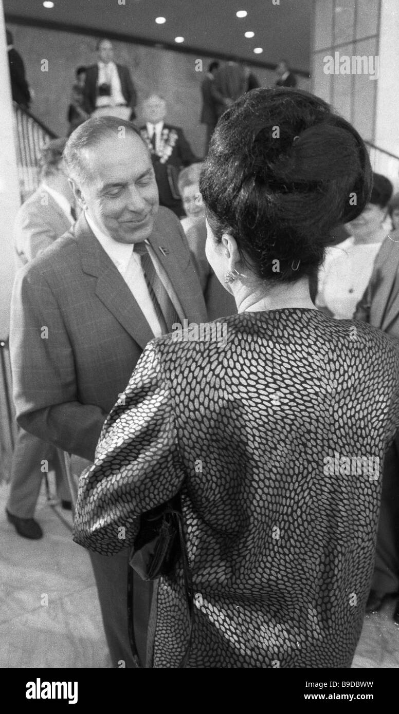 Geidar Aliyev left in between sessions of the Soviet Communist Party s ...