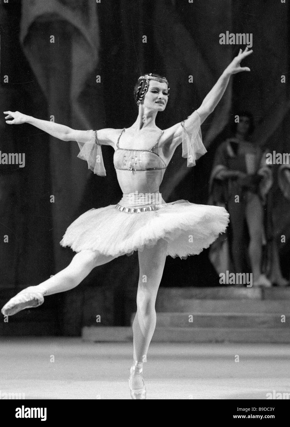 The Bolshoi soloist Alla Artyushkina in a scene from composer Alexander ...