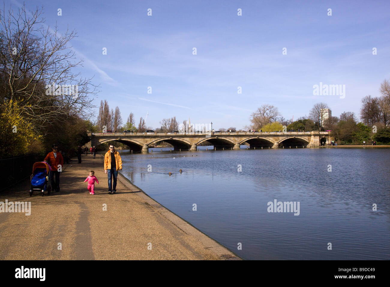 The Serpentine Hyde Park London UK Stock Photo - Alamy