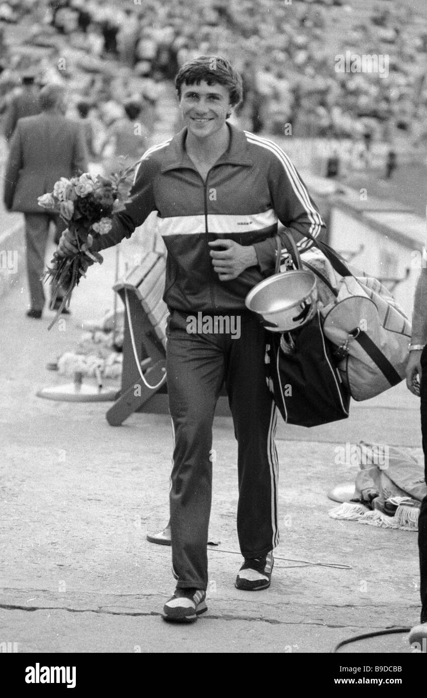 Sergei Bubka world pole jumping champion and record holder Merited ...