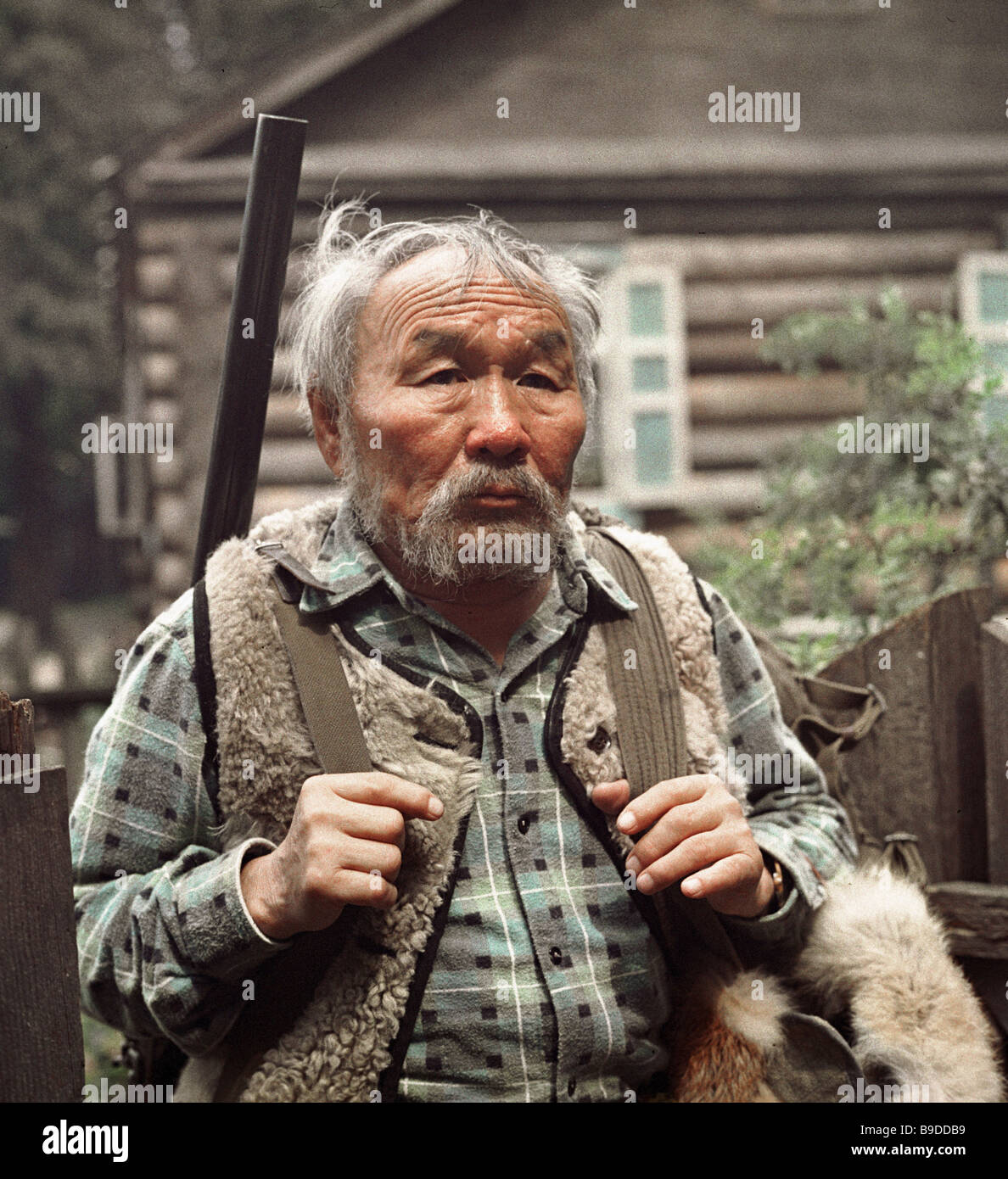 Actor Maxim Munzuk as hunter Ilya in Gleb Panfilov s film Valentina ...