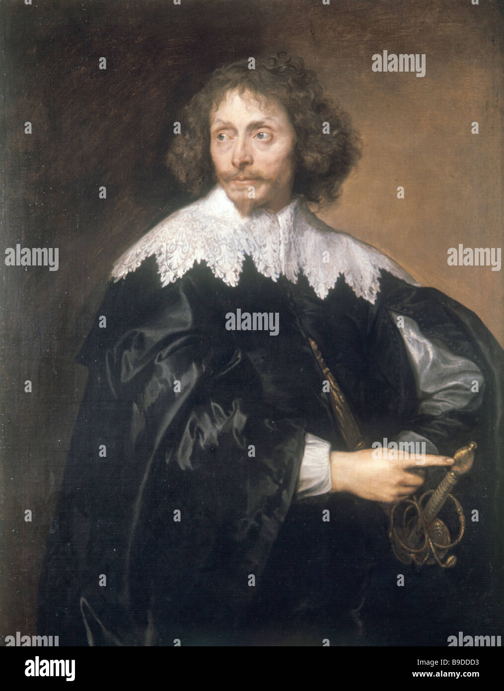 Flemish Painter Anthony Van Dyck 1599 1641 Portrait of Sir Thomas ...