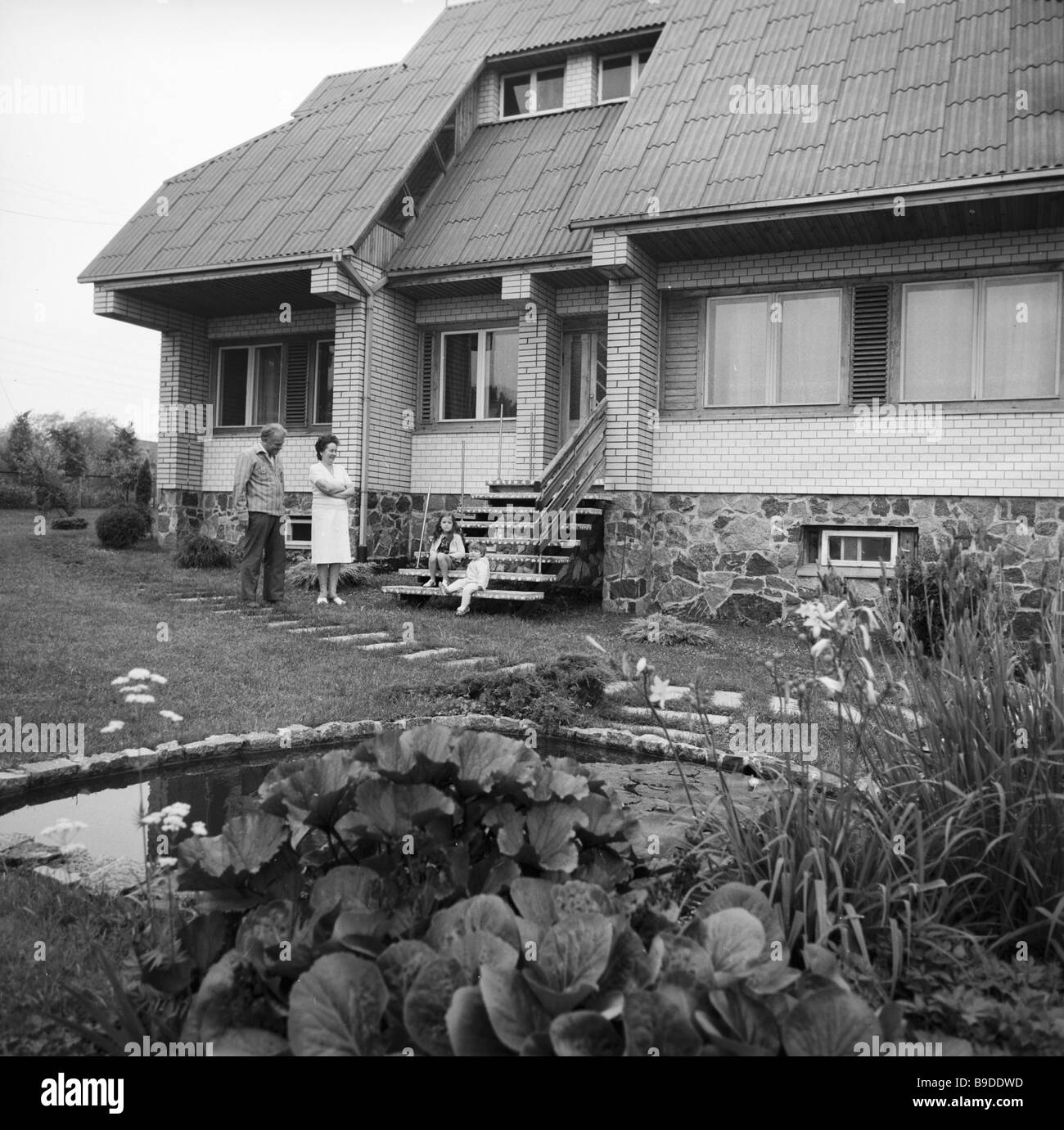 House in Chernyakhovsky collective farm Stock Photo - Alamy
