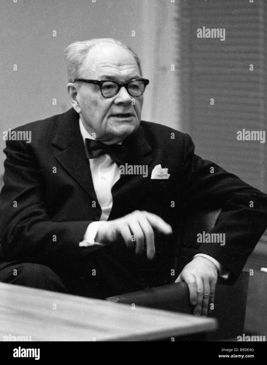 Music critic Igor Belza Stock Photo - Alamy