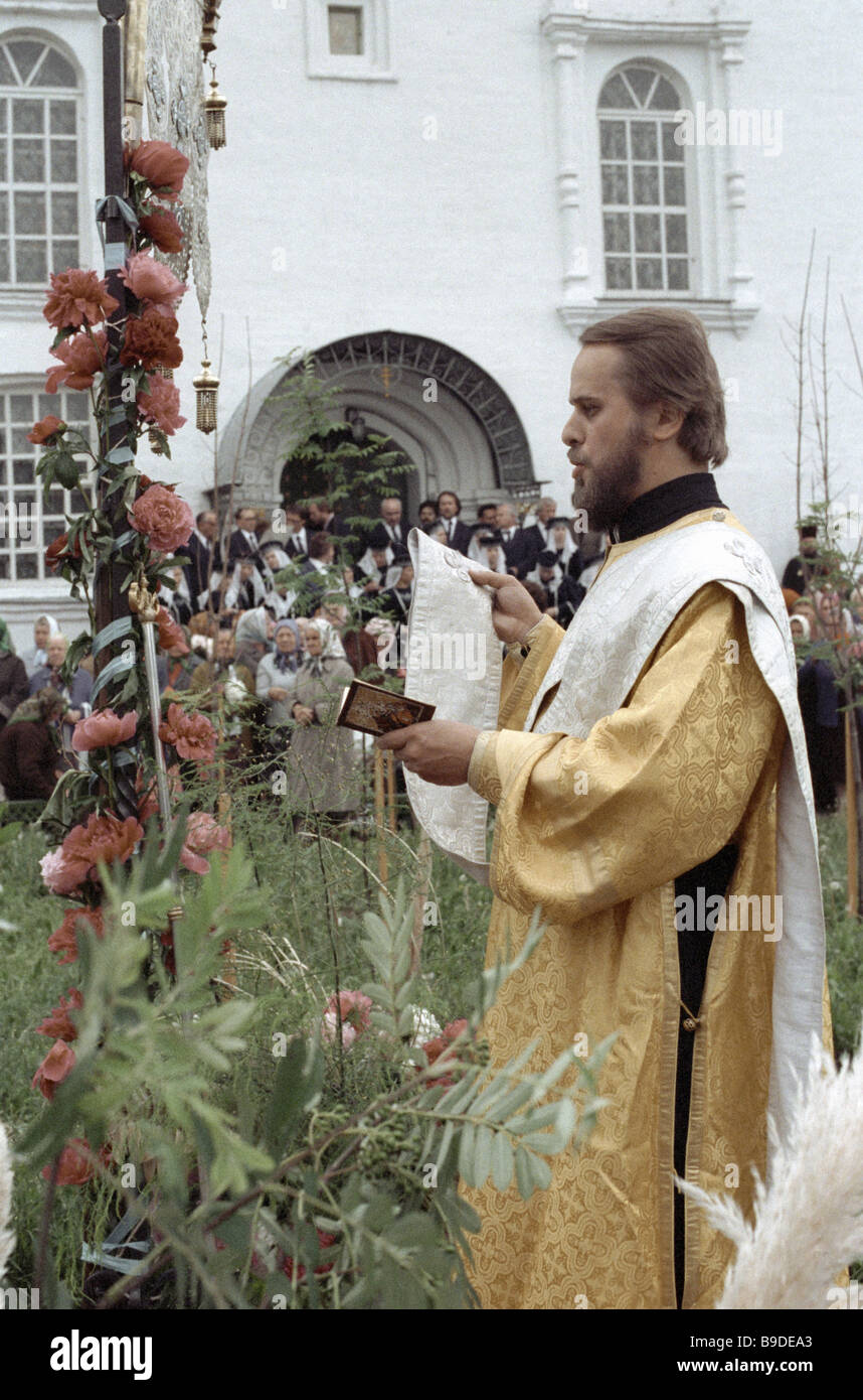 The service commemorating the 1000th anniversary of the baptism of Rus ...