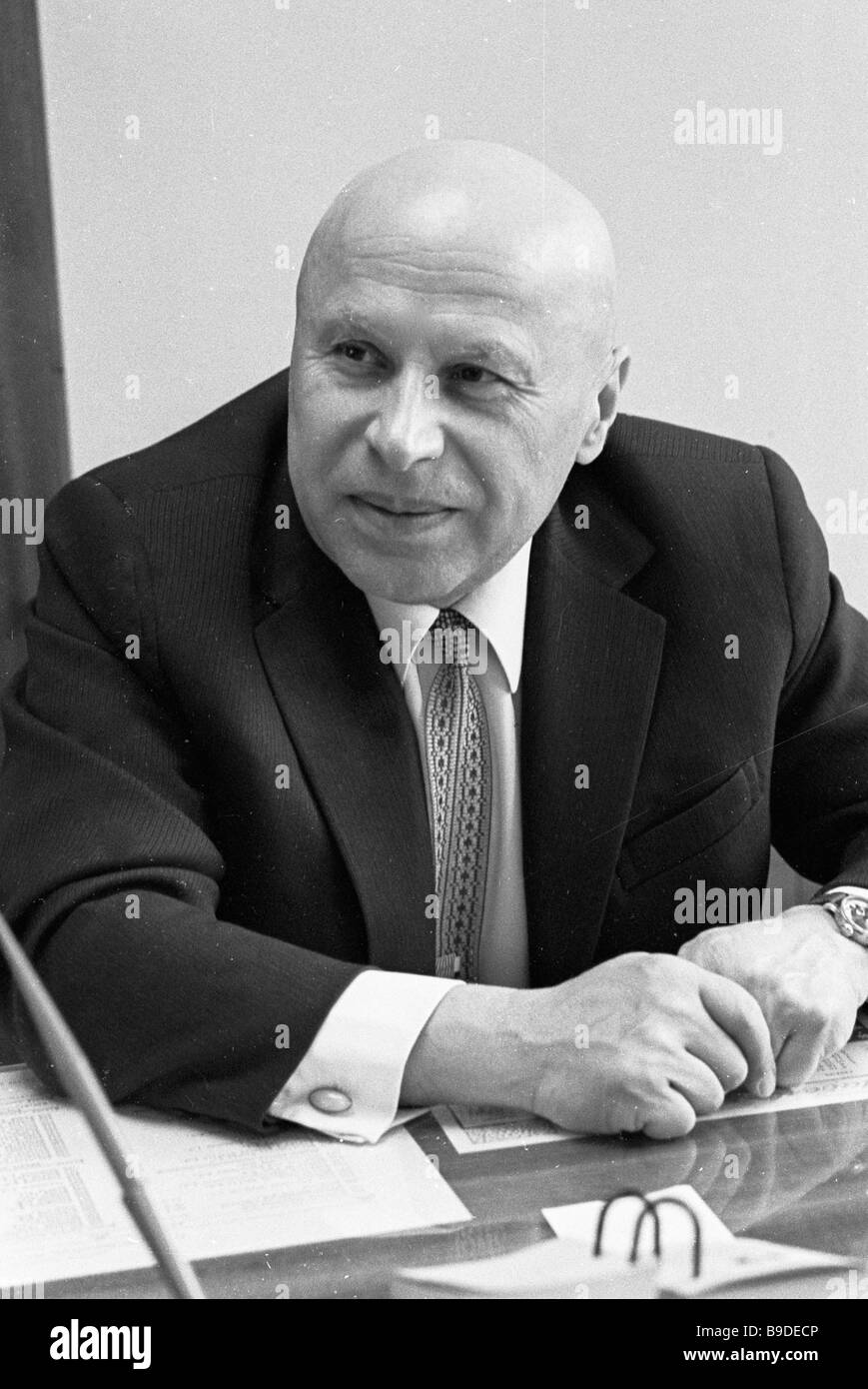 Soviet physicist Alexander Davydov member of the Ukrainian Academy of ...