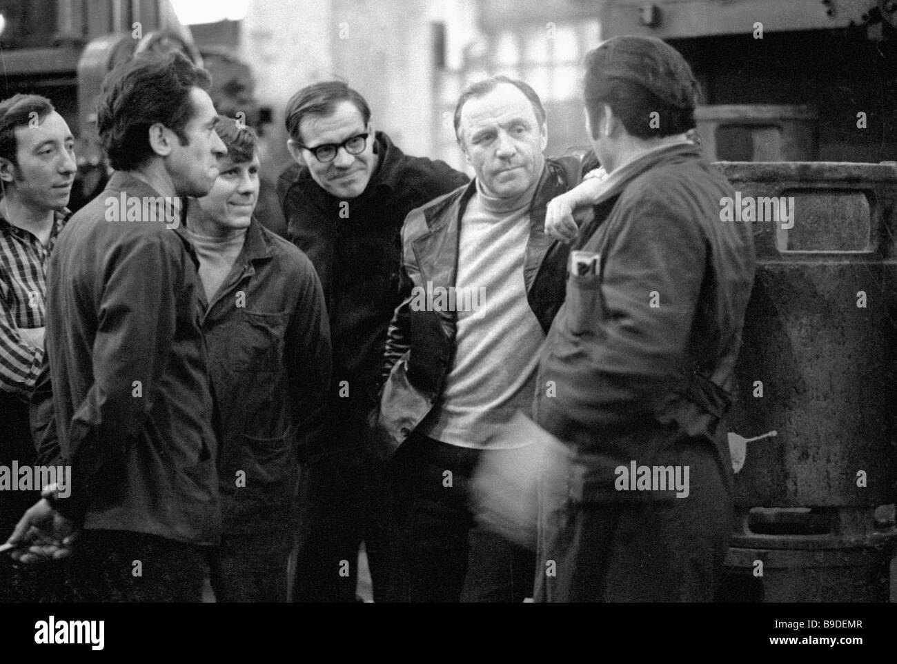 Drama star Mikhail Ulyanov People s Actor of the USSR 2nd right with ...