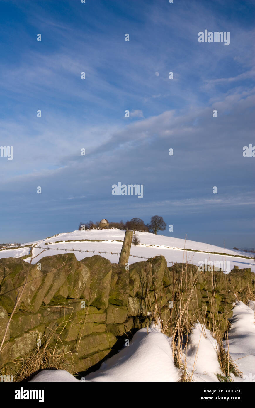 Snow on the Sheffield Observatory, the Mayfield Valley Sheffield South ...