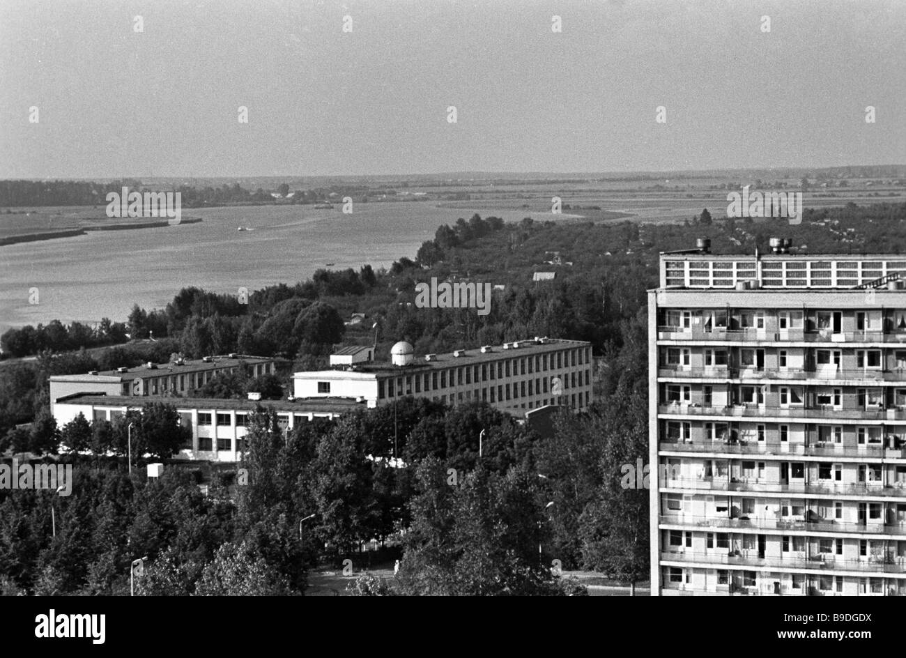 View of the town of Dubna Stock Photo - Alamy