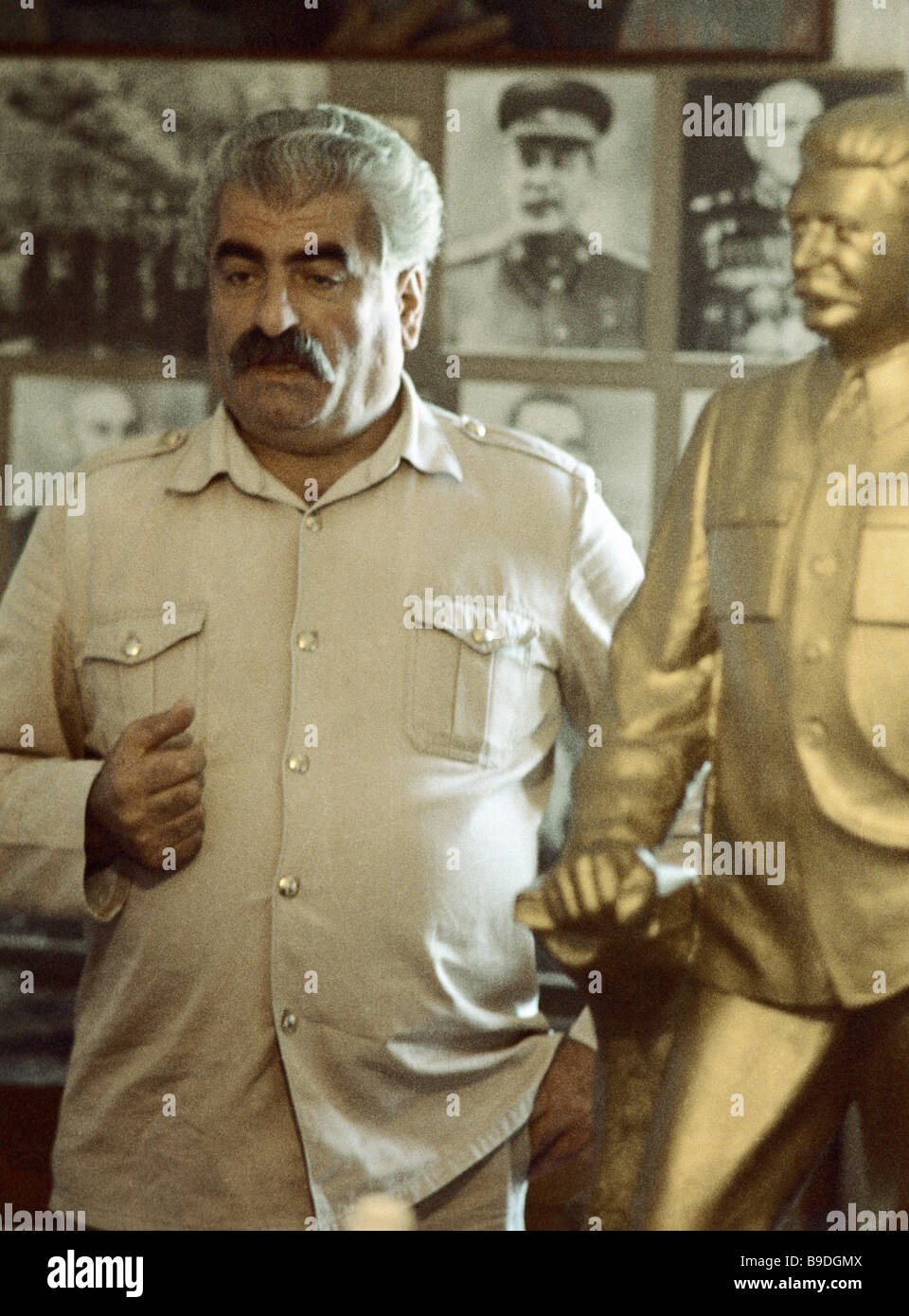 Collector of exhibits for the Stalin cult of personality museum Guram ...