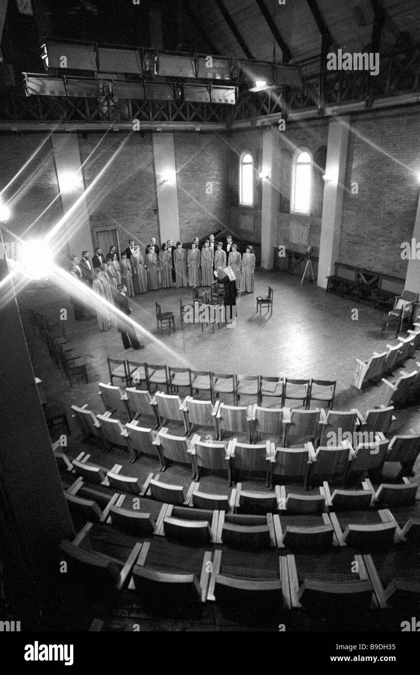 Polyphonia choir performing Stock Photo - Alamy